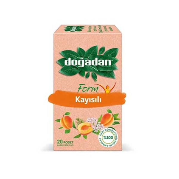 Dogadan Form with Apricot Turkish Slimming Tea- Kalbuza